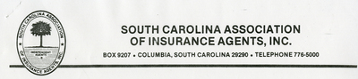"South Carolina Insurance Commission Records - Accession 479" by ...