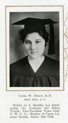 "Isabel Strait Fairey Papers - Accession 730" by Isabel Wylie Strait Fairey