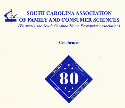 "South Carolina Home Economics Association Records - Accession 979" by ...
